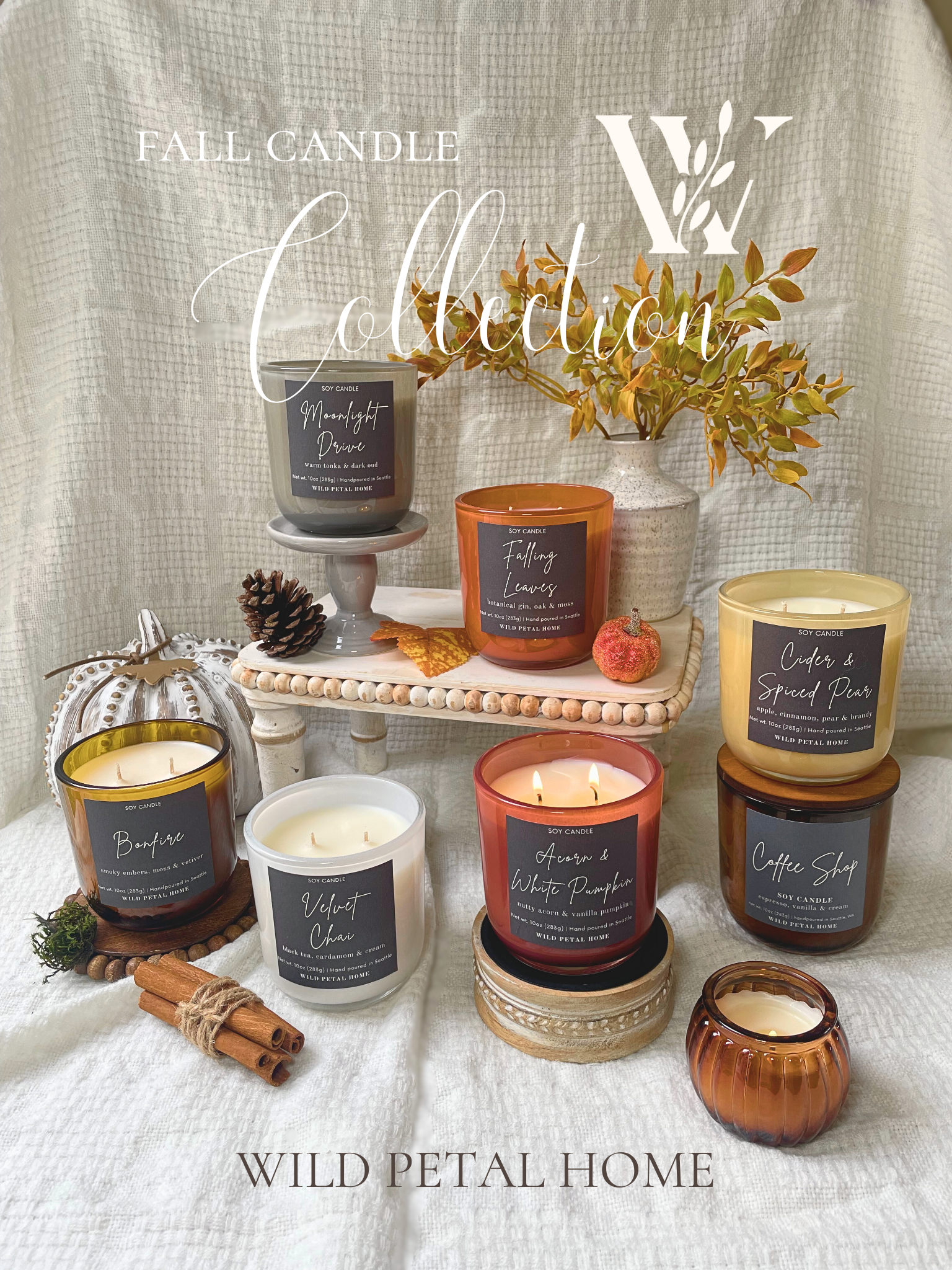 Fall Soy Candle Collection – Wild Petal Home
