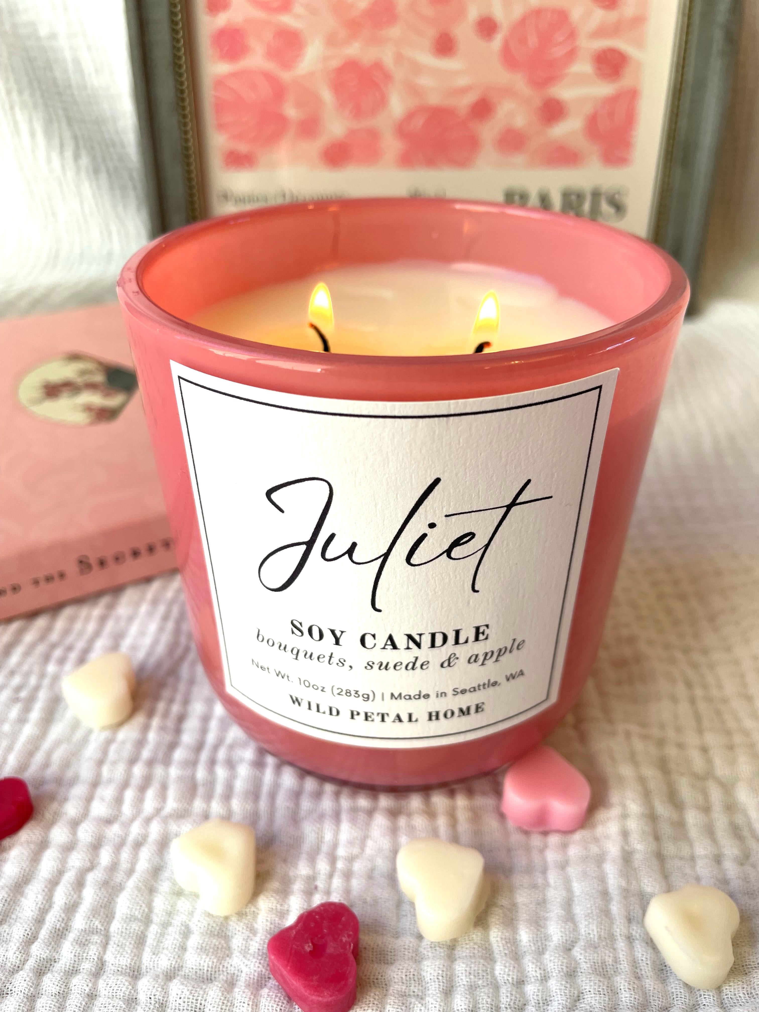 Juliet Floral Soy Candle – Wild Petal Home
